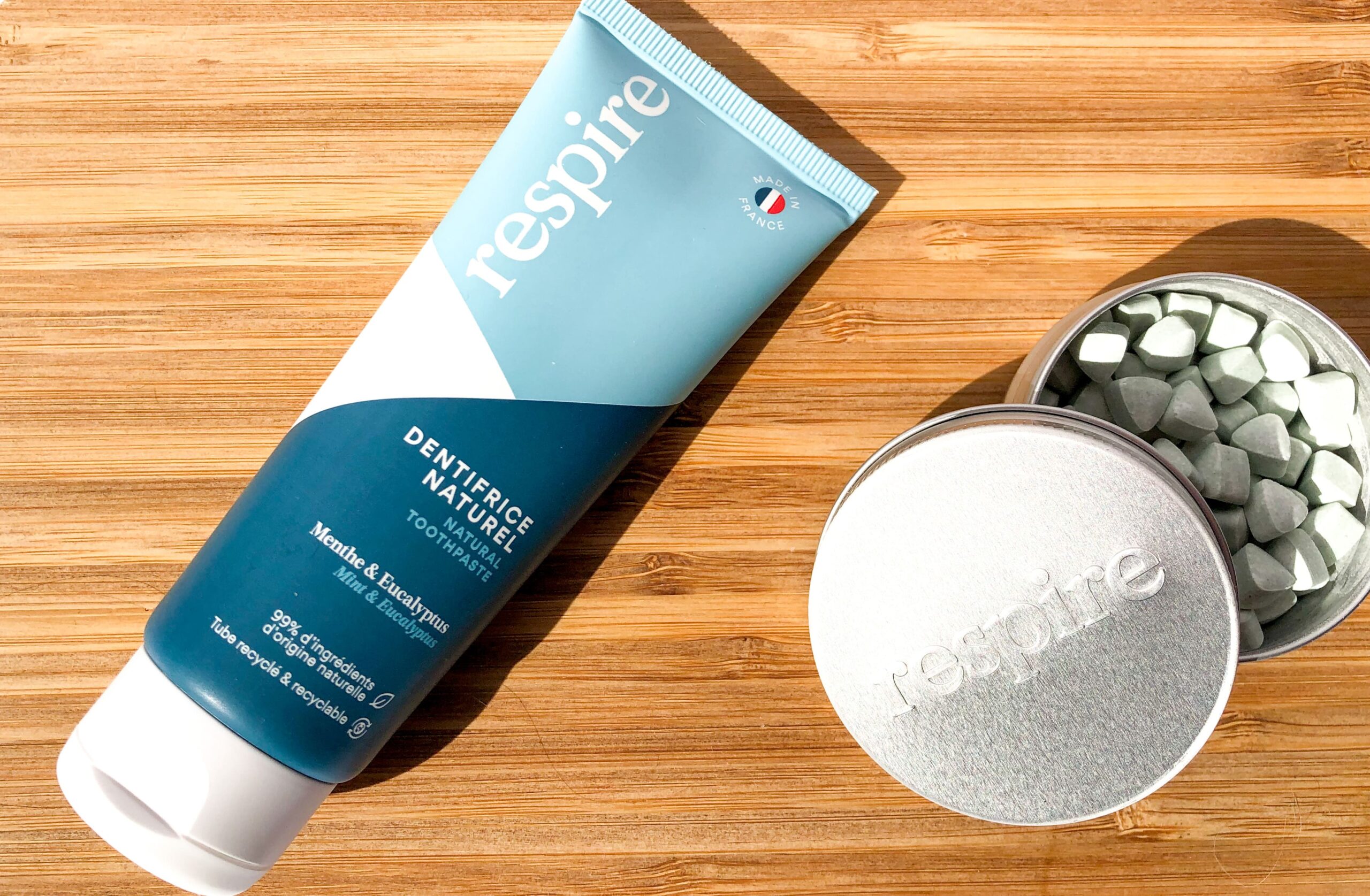 Les dentifrices Respire - Wonderland Cosmetics